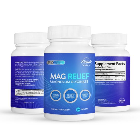 Mag Relief - 60 Tablets - My Stellar Lifestyle